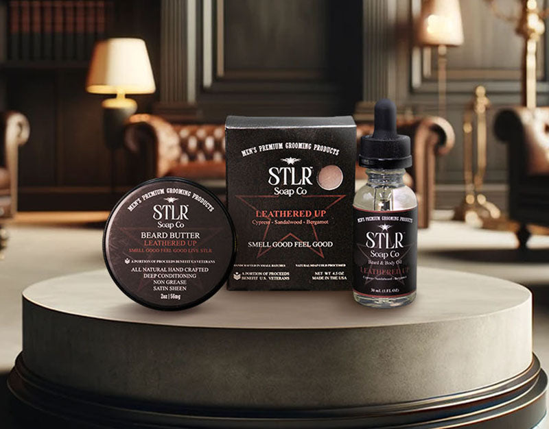 STLR Soap Co. | Leathered Up Collection: Harmonious Blend of Scents
